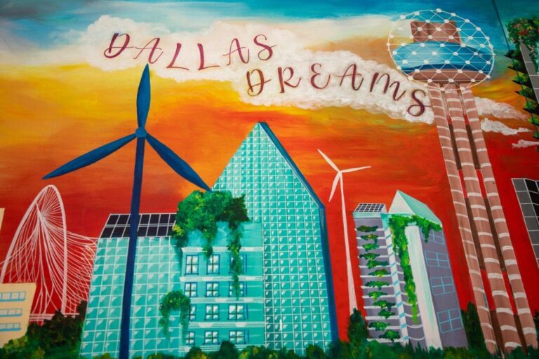 Youth Climate Mural Goes Up – DFW Chapter | Climate Reality Project